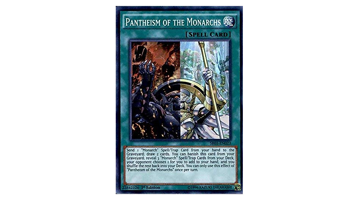 Yu-Gi-Oh! Pantheism of Monarchs - SR01-EN023 Super Rare