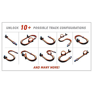 Hot Wheels id Smart Track Starter Kit with 3 Exclusive Cars, Track Pieces and Hot Wheels Race Portal for Physical & Digital Play, Gift for Kids Ages 8 Years Old & Up, Multi (GRH89)