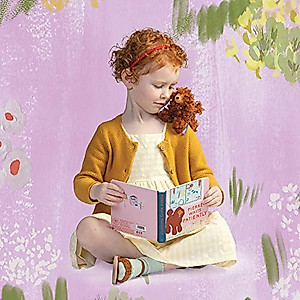 Manhattan Toy Pierre Waits Patiently Baby and Toddler Board Book + Poodle Stuffed Animal Dog Gift Set