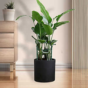 SYITCUN 6 Pack Peony Cages and Supports, 10" (W) x 24"(H) Plant Support, Rust-Proof Metal Plant Support Stakes for Outdoor&Indoor Plants, Bonus 20 Plant Clips and 20 Plant Ties