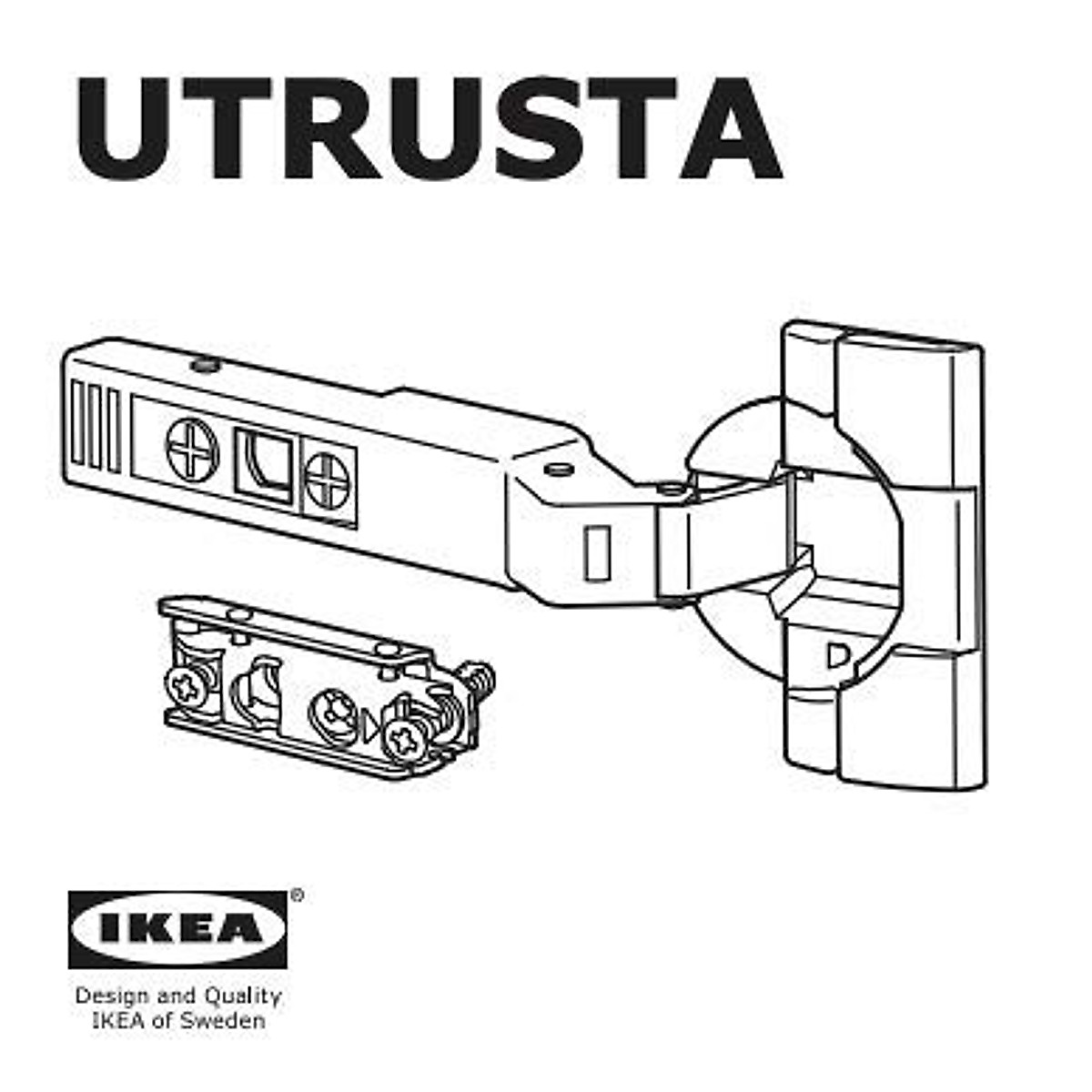 UTRUSTA Hinge Pack of 2
