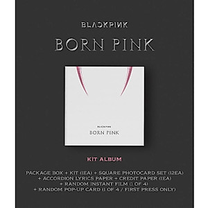 YG PLUS Select BLACK.PINK BORN PINK Box Set [Kit Version] 2nd KPOP Album Pre-order+Extra Photocards