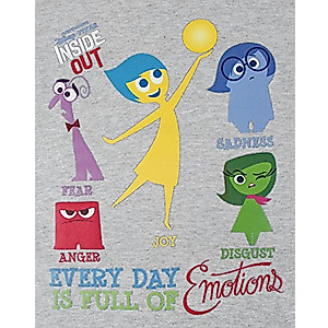 Disney Inside Out Emotions Characters Grey Girl's T-Shirt