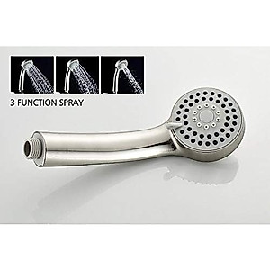 TECKI Kitchen Taps Bath Shower Faucets Set Bathtub Faucet Water Mixer Crane Tap With Hand Shower Stainless Steel Bathroom Faucets