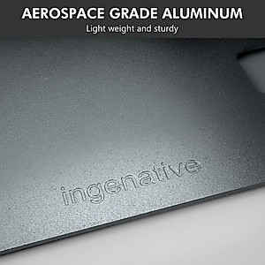 Under Table Shelf - Grey Under Desk Shelf for Laptop, PC,Mac Mini, Computer, and Gadget. Under Table Mount Shelf, Storage, Desk Hanging Organizer, Desk Laptop Holder, PC Desk Mount