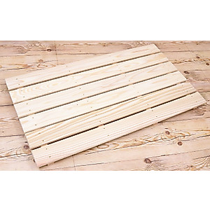 Ichihara Wood Workshop Slatted Wooden Bath Slatted Wood Water Cedar Medium 33.5 x 18.5 x 1.6 inches (85 x