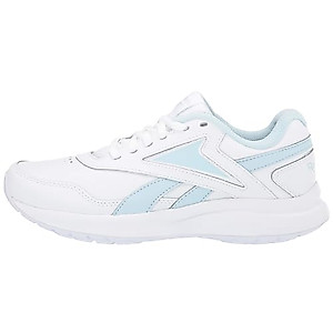 Reebok Women's Walk Ultra 7 DMX Max Shoe, White/Cold Grey/Collegiate Royal, 7.5