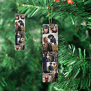 Bookmarks Ruler Metal Poldark Bookography Collage Measure Tassels Bookworm for Bookmark Reading Gift Markers Christmas Ornament Book Bibliophile
