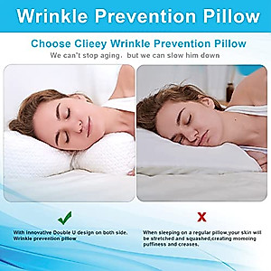 Clieey Silk Satin Pillowcases for Anti Wrinkle Pillow Silk Pillow Cover for Hair and Skin with Hidden Zipper Clieey Anti Wrinkle Silk Pillowcase 1Pack Soft Breathable Smooth
