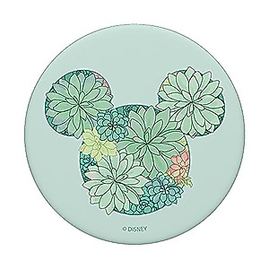 Disney Mickey & Friends Succulents Filled Mouse Silhouette PopSockets Swappable PopGrip