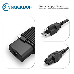 New Slim 65W 60W for DELL Laptop Charger USB C Dell Latitude 5420 5520 5320 5430 5290 7410 7420 Chromebook 3100 XPS All Series Fast Charging Type C Computer Charger Replacement Power Cord AC Adapter