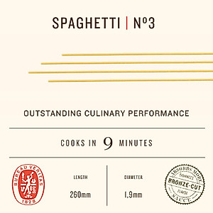 Rummo Italian Pasta Spaghetti No.3, Always Al Dente (16 Ounce Package)