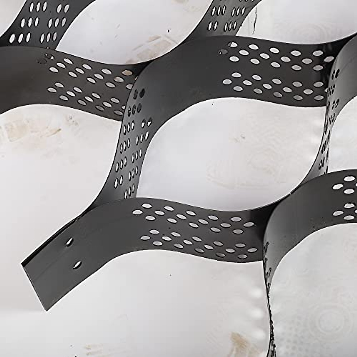 tonchean Geo Grid, 9.8x16.4 ft Ground Grid, 4 Inch Thick Geo Cell Grid, 1800 LBS Per Sq Strength Gravel Ground Grid for Slope Driveways, Garden