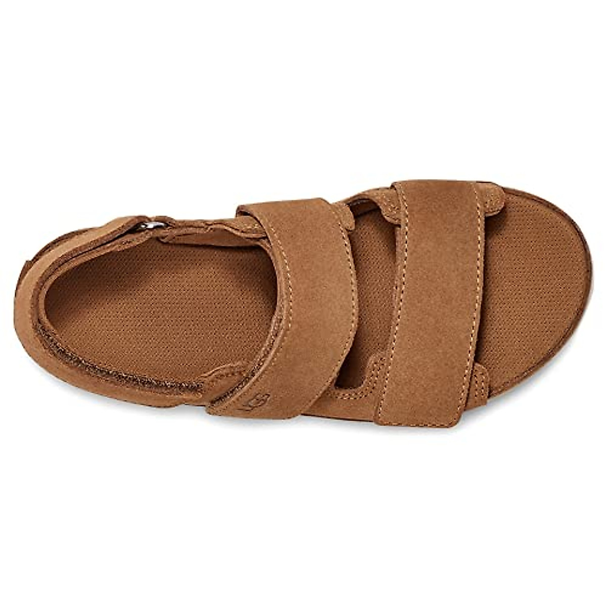 UGG Girls K GOLDENSTAR Slingback Sandal, Chestnut, 5 Big Kid