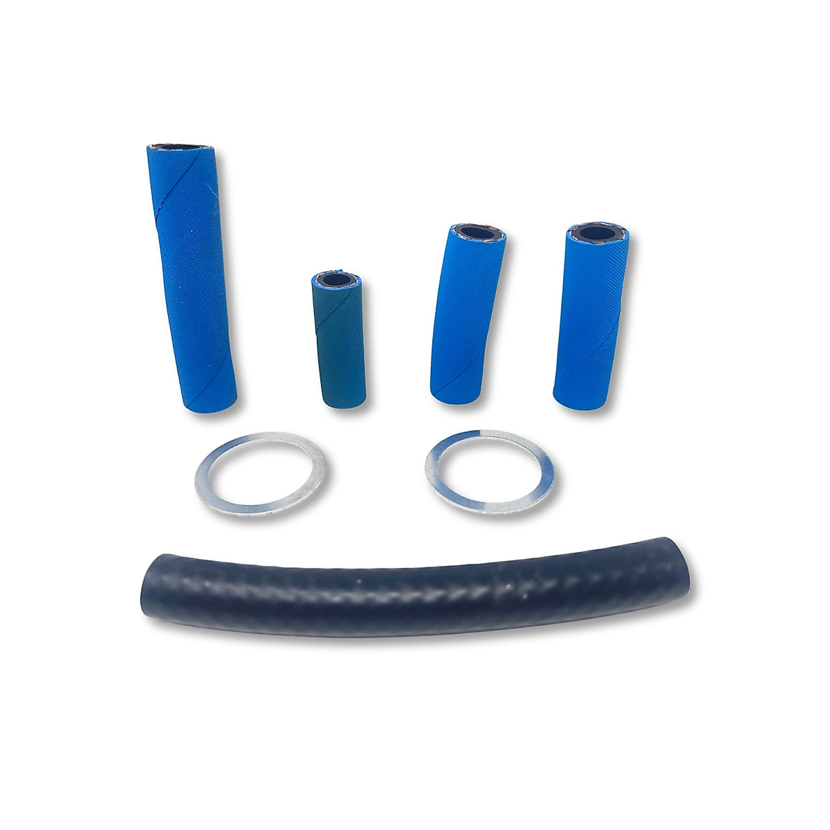 Fuel Filter Lift Pump Hose Lines Washers Kit Compatible with 1994-1997 Ford F250 F350 Superduty 7.3L Diesel Powerstroke