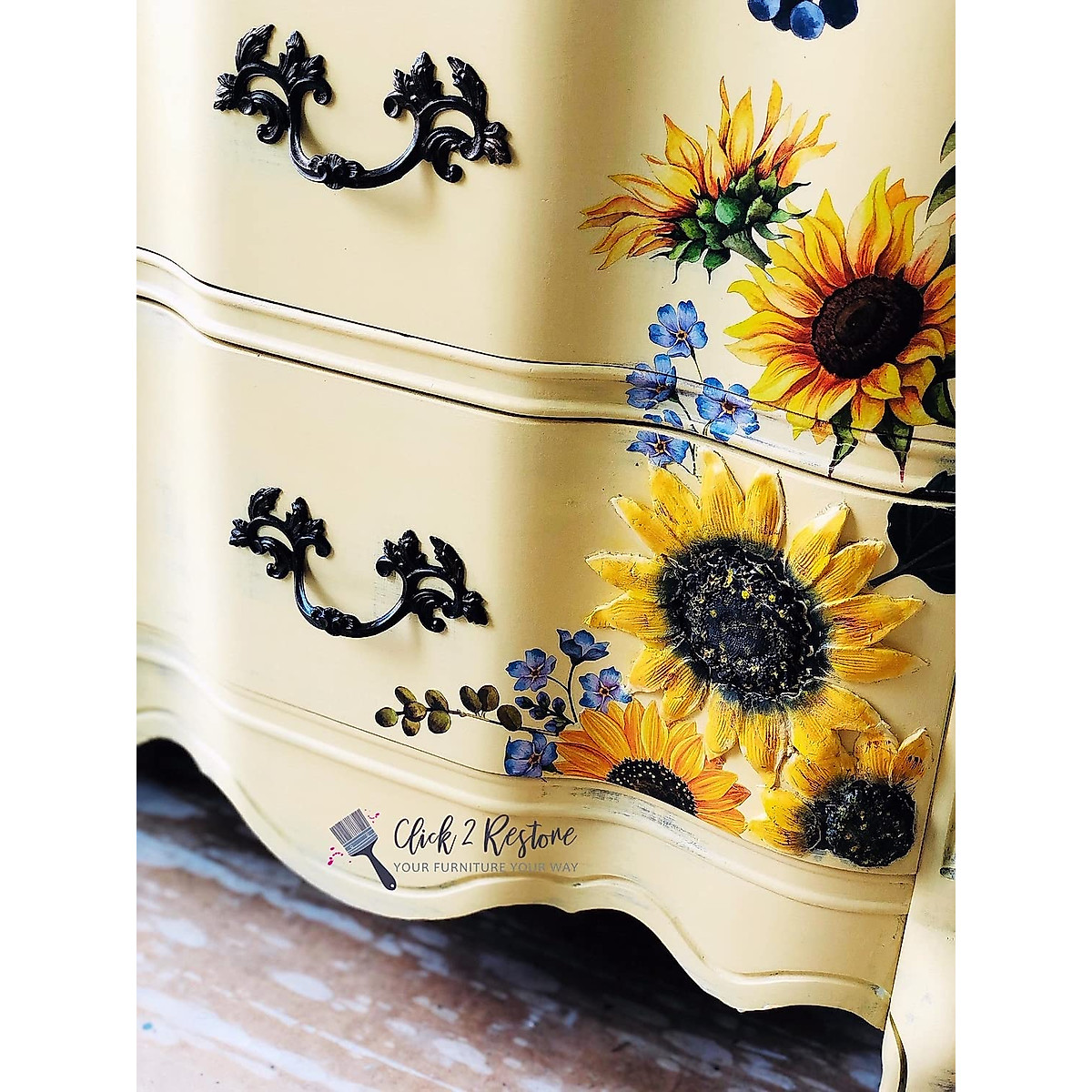 Redesign with Prima 655350644840 Transfer, Sunflower Fields