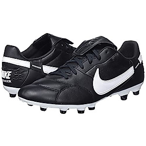 NIKE Men's Football Shoe, Black White, 7.5