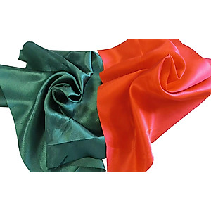 longshine-us 25pcs 11x8 Inches Premium Solids Pack Precut Solids Silk Fabric Squares Fabric Bundles for Sewing Quilt DIY Quilting Beginners