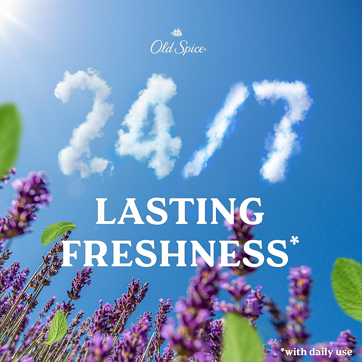 Old Spice Men's Deodorant Aluminum Free Lavender & Mint, 3.0oz (Pack of 3)