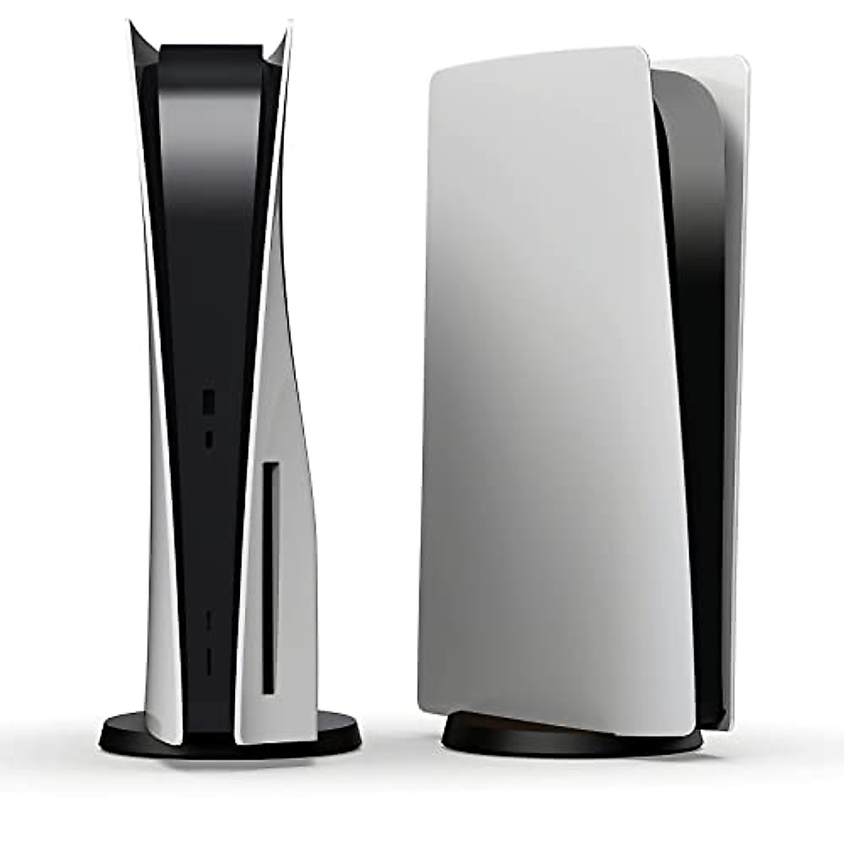 Disc Edition Face Plates Cover Skins Shell Panels for PS5 Console, Accessories for Playstation 5 Protective Shell Replacement Faceplate (Grey)