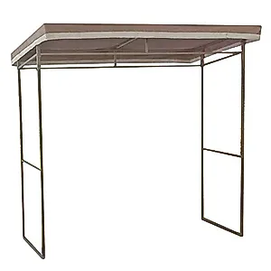 Garden Winds Flat Roof Grill Gazebo Replacement Canopy Top Cover - RipLock 350