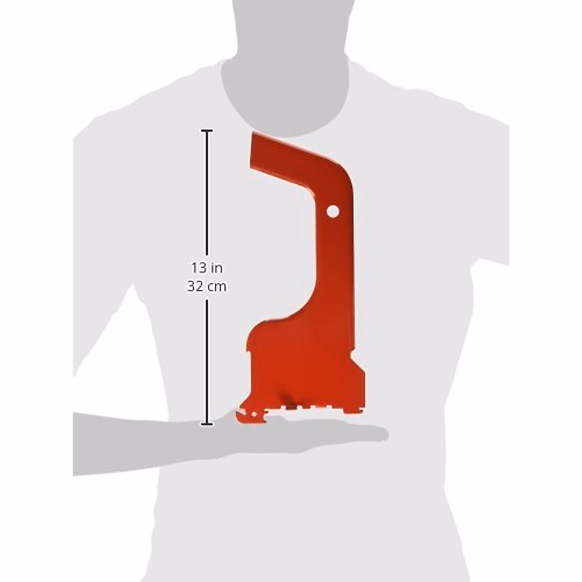 Wall Control Heavy Duty Pegboard Hook Slotted Hook Pair - Slotted Metal Pegboard Heavy-Duty Hooks Pegboard and Slotted Tool Board – Red