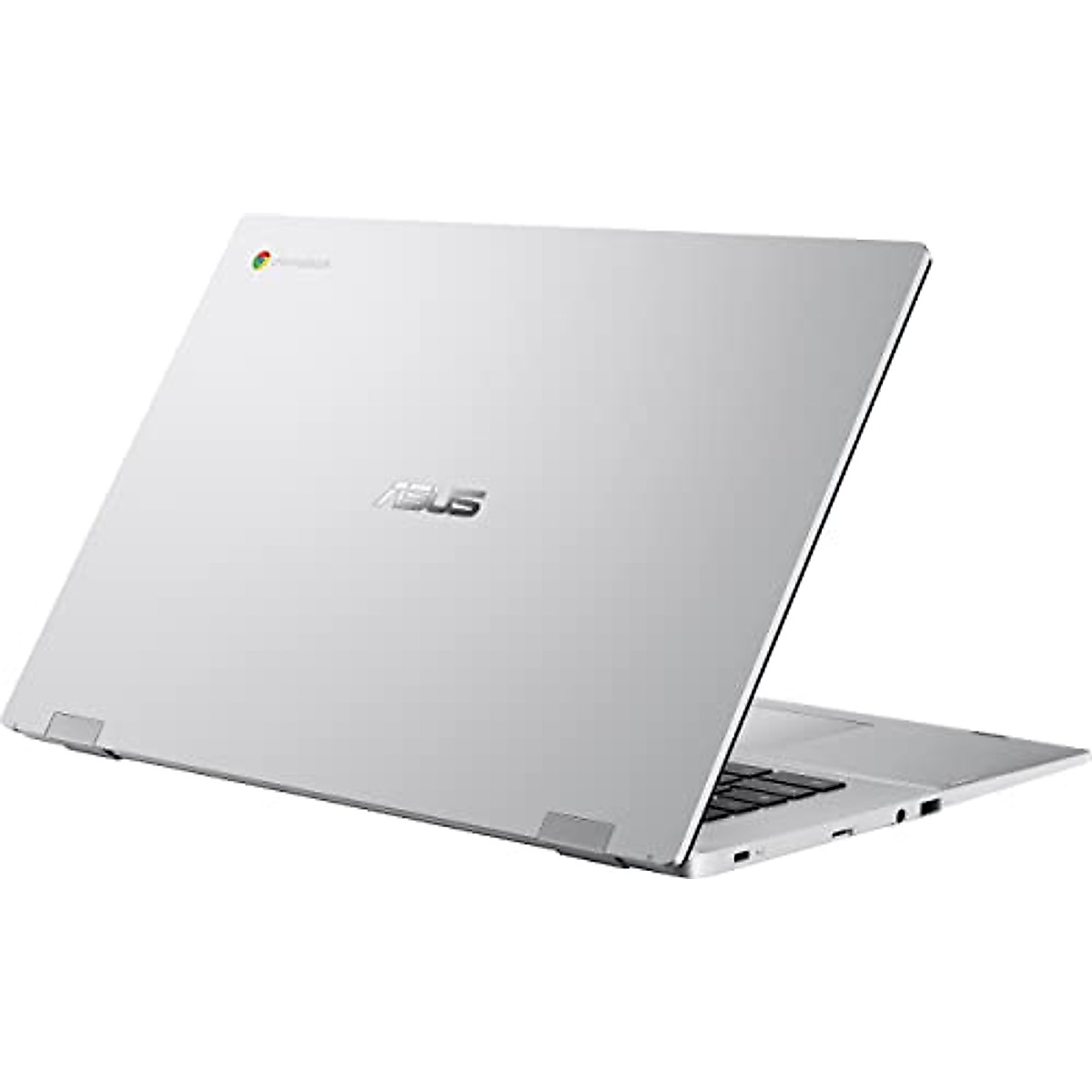 ASUS - 17.3" Chromebook - Intel Celeron N4500 - 4GB Memory - 64GB eMMC - Transparent Silver