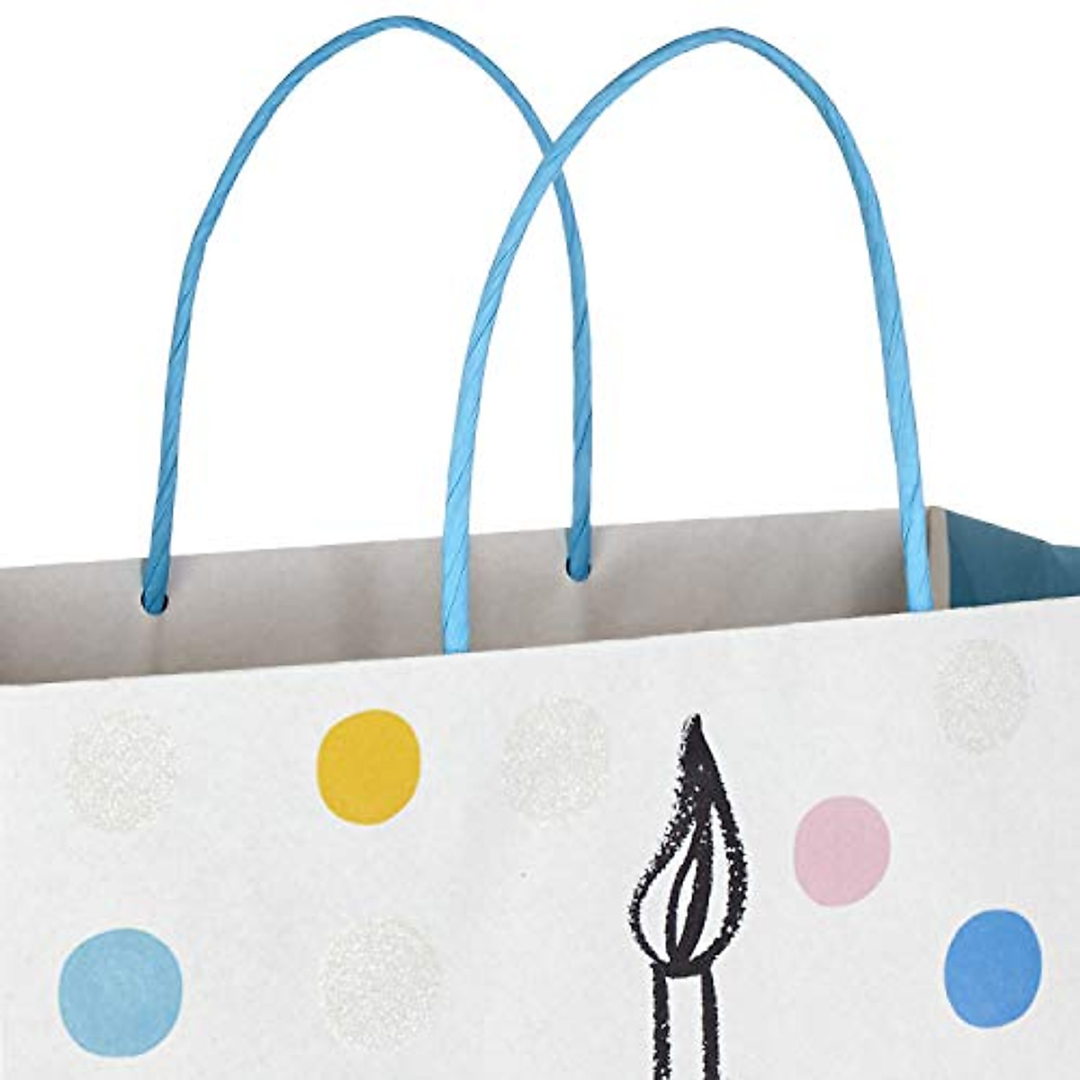 Hallmark 9" Medium and 13" Large Gift Bags Assortment (Pack of 8; 4 Large and 4 Medium) for Birthdays, Baby Showers or Any Occasion