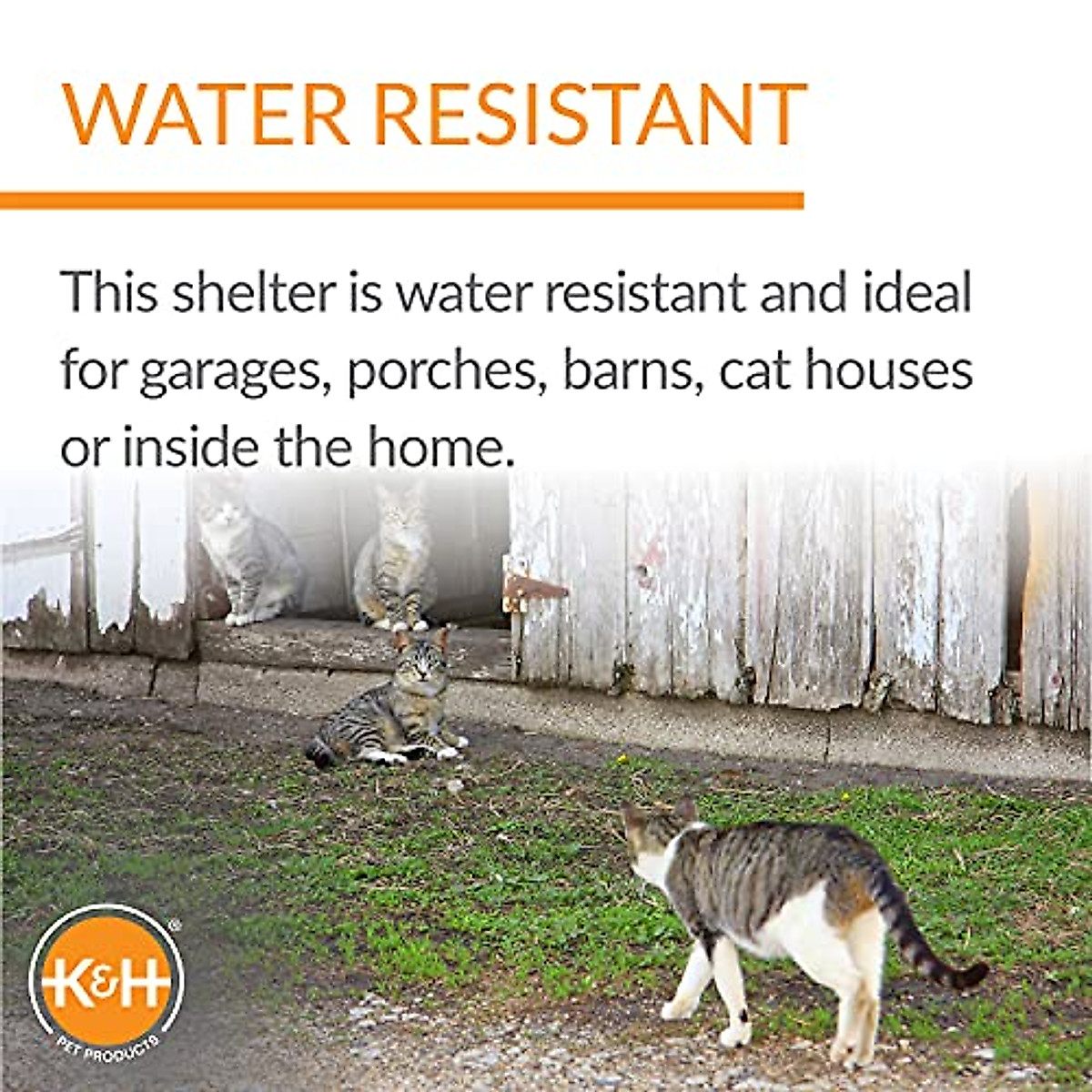 K&H PET PRODUCTS Outdoor Kitty Dining Room Realtree Edge 14 X 20 X 16.5 Inches