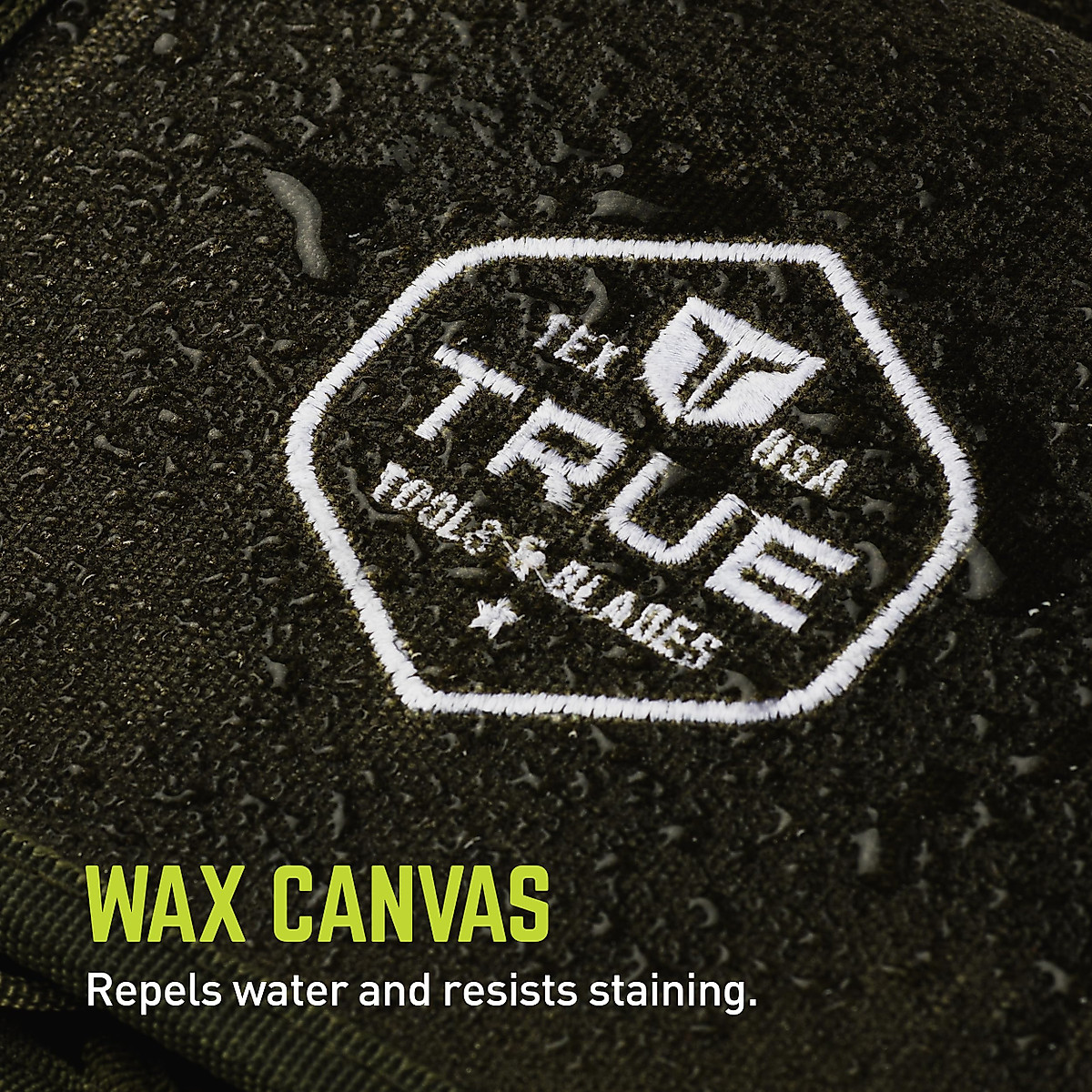 TRUE Primal Forge Outdoor Cutlery Set, Canvas Knife Roll