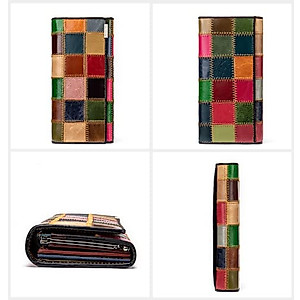 Eysee Clutch Bags, Women Wallets, Leather Purses, Cellphone Packs, Multicolor-10, 8.50 cm (L) * 18.50 cm (H) * 2.50 cm(W)