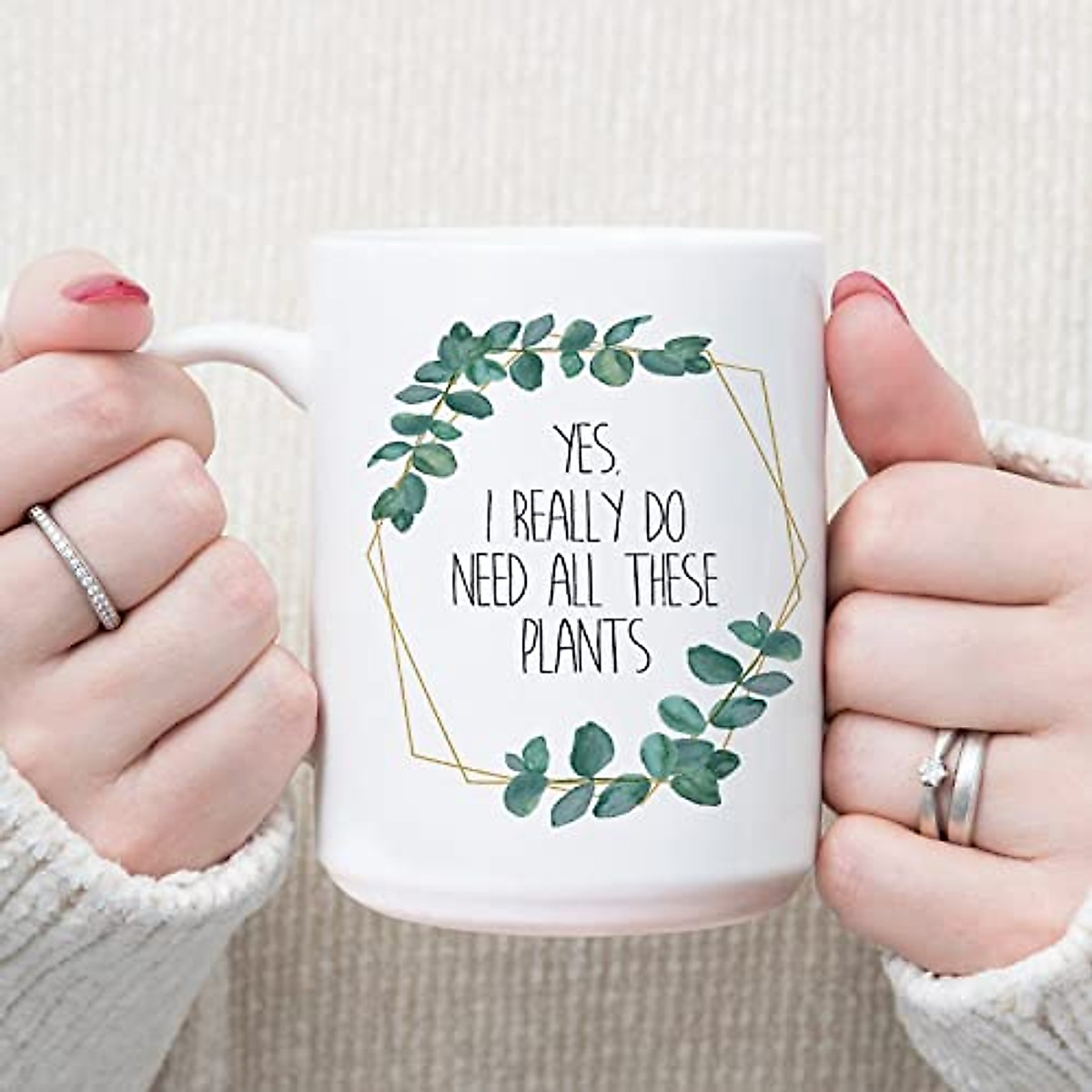 Plant Coffee Cup Yes I Really Do Need All These Plants Coffee Mug 15oz Colored Green Cactus Garden Ceramic Coffee Cups Great Gift Idea for Plant Lady Plant Mom Gardener Plant Addict