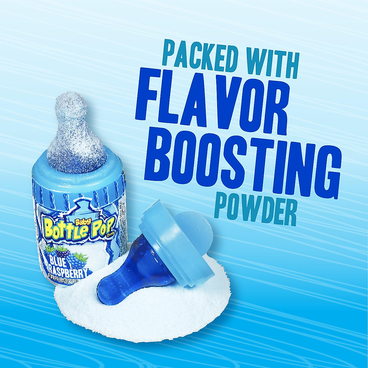 Baby Bottle Pop Valentine’s Day Bulk Variety Party Pack - 10 Count Individually Wrapped Lollipops W/ Powdered Sugar Dip In Assorted Fruity Flavors - Fun Valentine’s Hard Candy Gift For Valentine’s Day