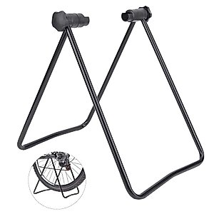 Bicycle Stand, Thin Wall Steel Foldable Bicycle Stand Tube Bike Kickstand Support U Shape Repair Stand, for Mountain Bike Cycling Foot Rack Parking Frame Bracket Equipment