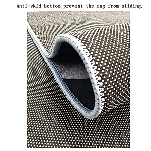 MOXIC Soft Luxury Abstract Art Living Room Area Rugs Rectangular Children Crawling Bedroom Rug Fleece Anti-Slip Carpets Nordic Modern Home Decor Mats Indoor Outdoor Runners Nursery 8' X 10'