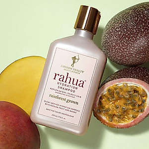 Rahua Hydration Shampoo, 9.3 Fl Oz, Organic Hydrating Moisturizing Sulfate Free Shampoo for Dry Hair, Natural, Plant Based Derived Ingredients, Mango & Passion Fruit, Hair Care for Frizz & Scalp Care