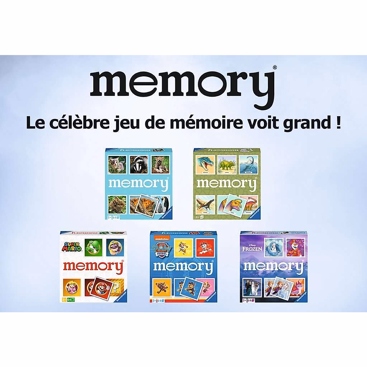 Ravensburger Dinosaur Memory Game – Fun & Fast Brain Teaser for Kids 3+ | Vibrant Dinosaur Images | Easy to Learn for Birthdays and Holidays | Quality Family Time Activity