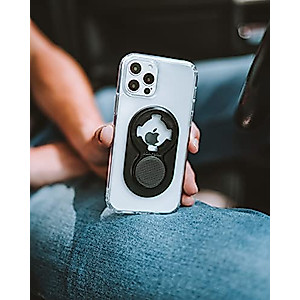 Rokform – Universal Adapter with Twist Lock, Magnetic Phone Mount, Adapter Mounts to Almost Any Smartphone, Phone Case, Tablet, or Flat Surface with 3M VHB Adhesive (Black)