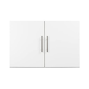 Prepac HangUps Upper Storage Cabinet - Elegant and Spacious Wall Cabinets to Maximize Your Storage, 36" Size, Classic White Finish