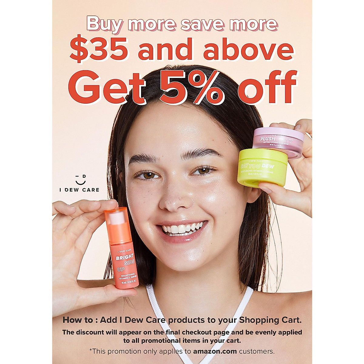 I Dew Care Multi-functional Applicator - Get The Scoop | Gift, Stainless Steel Spatula, Beauty Tool for Cream, Lip Balm, Wash-Off Masks, Mixing, Depuffing