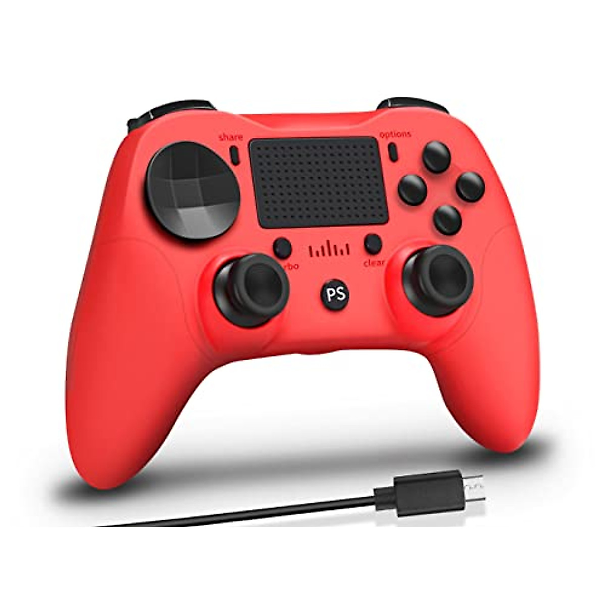 EFFUN Wireless Controller for PS4 /Slim/Pro/PC, Pa4 Controller for Playstation 4 Controller for PS4 Controller with DoubleShock, Motion Sense, Touchpad, Audio Jack, Speaker, Turbo, Gifts for Children