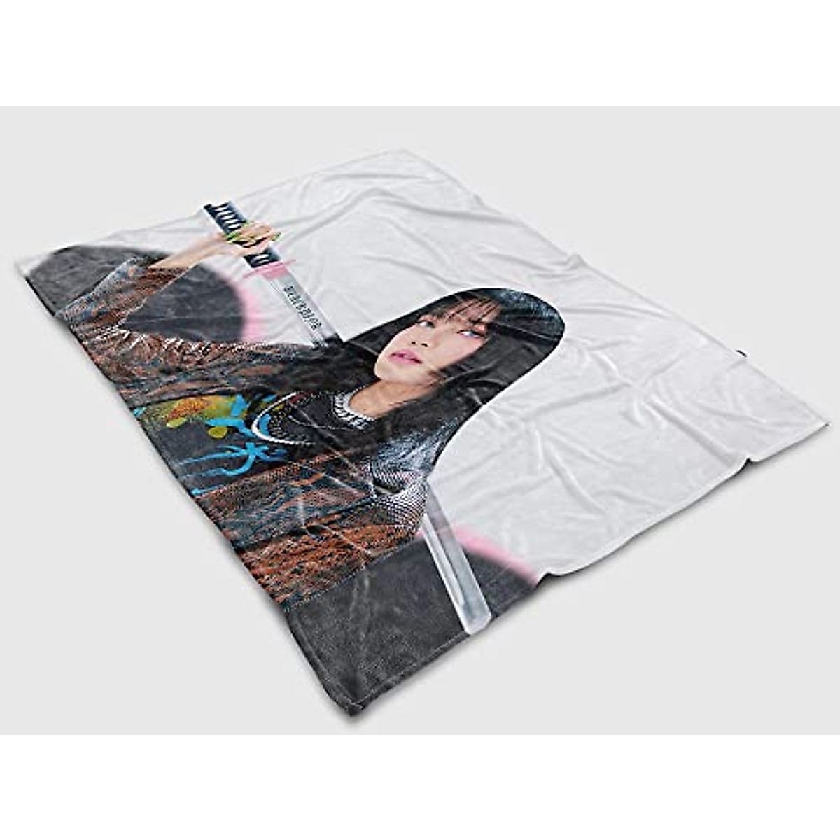 GZDXD Korean Girl Group Poster Blanket, HD Printing Does not Fade, Soft Flannel Throw Blanket, Suitable for Kids Teen Adult Gift (Color 13,50x60in (130x150cm))