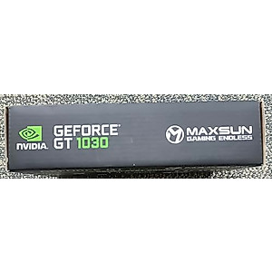 maxsun GEFORCE GT 1030 2GB GDDR5 Video Graphics Card GPU Mini ITX Design, New Architecture & Fast Performance Than 2GD4, HDMI, DVI-D, Single Fan Cooling System