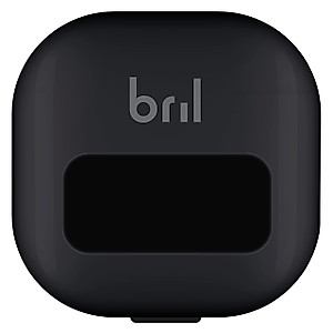 Bril UV-C Toothbrush Cleaner, Portable Cover, Magnetic Holder, and Travel Case for Any Size Toothbrush, White, Black, Navy (8 Pack)