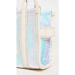 Marc Jacobs Women's The Micro Tote, Iridescent, Clear, One Size