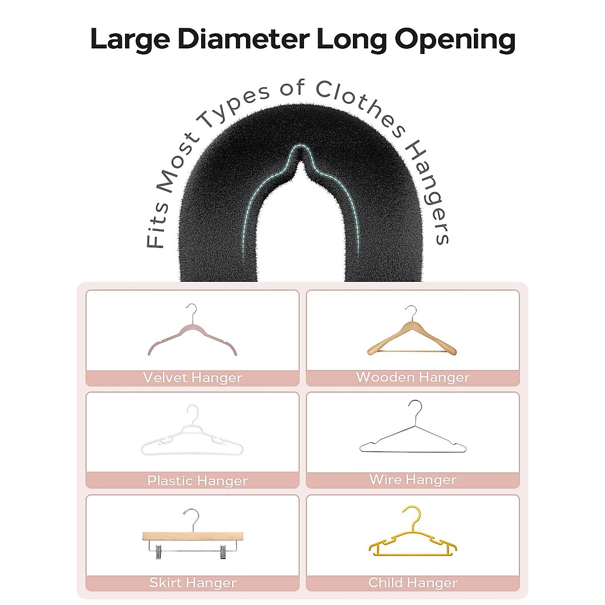 No-Slip Velvet Clothes Hanger Connector Hooks [for Velvet & Multiple Hangers] Space Saving Hanger Hooks Space Saver Hanger Extender Hooks Clothes Hanger Hooks for Clothes Closet Hanger Hooks, 40 PCS