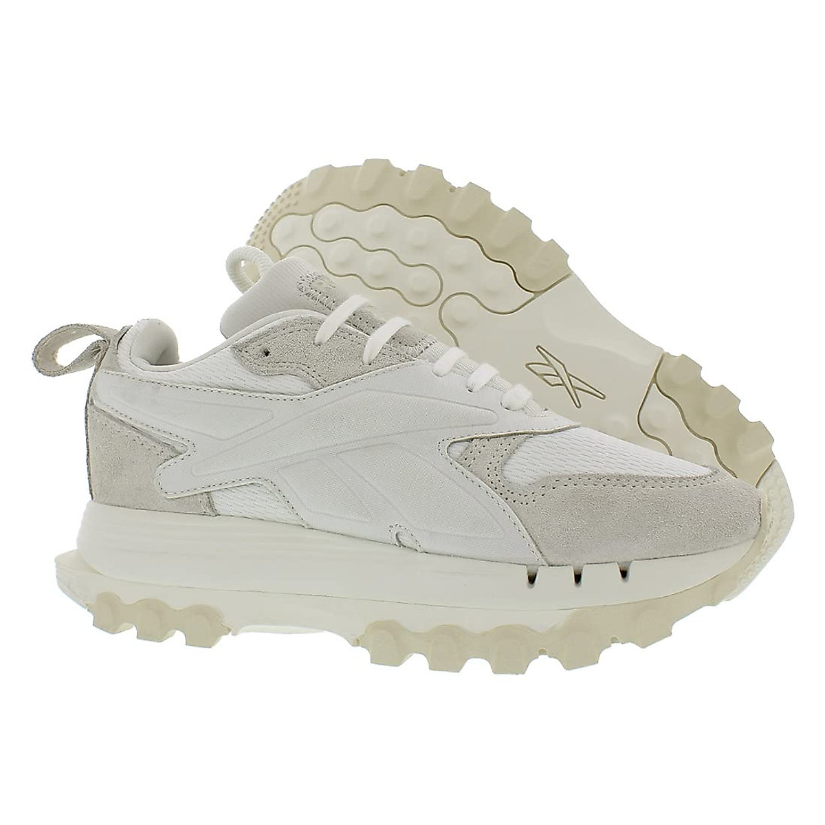 Reebok Classic Leather Cardi V2 Womens Shoes Size 8, Color: Chalk/Alabaster