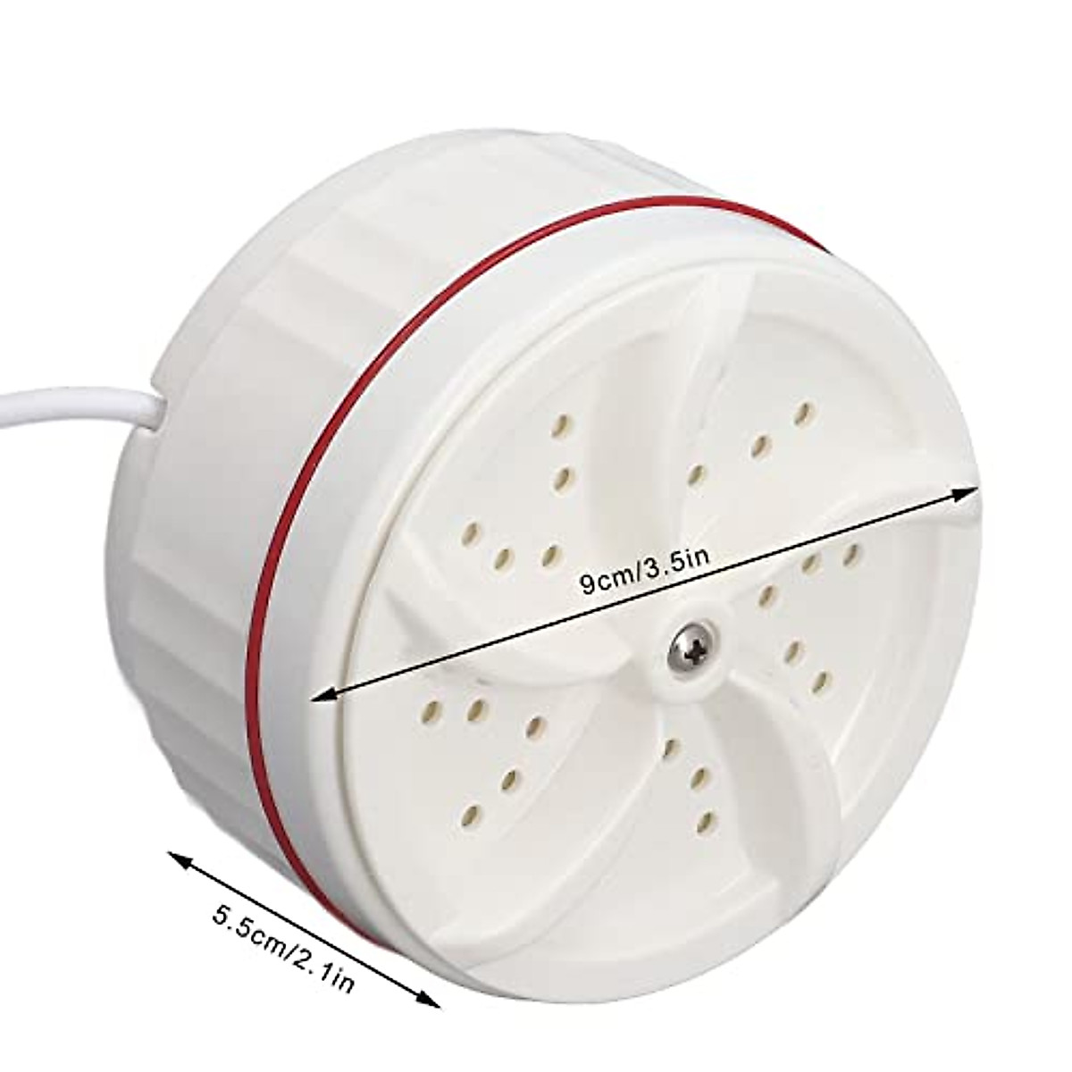 YEmirth Mini Washing Machine,Ultrasonic Turbine Washing,Machine Portable Turbo Washing Machine for Travelling,Business Trip,Camping,College Room,Turbo Washer for Cleaning Sock,Underwear,Small Rags