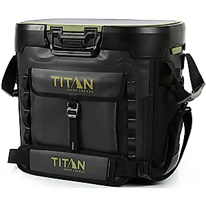 Titan Deep Freeze Welded Coolers and Welded Backpacks, Leak Proof, Microban Protection, and Multi-Day Ice Retention