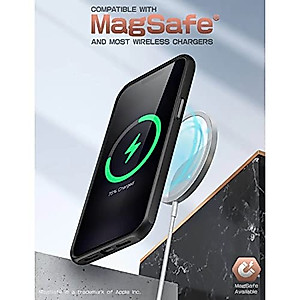 SUPCASE Unicorn Beetle Style Series Case for iPhone 13 (2021 Release) 6.1 Inch, Premium Hybrid Protective Clear Case (Black)